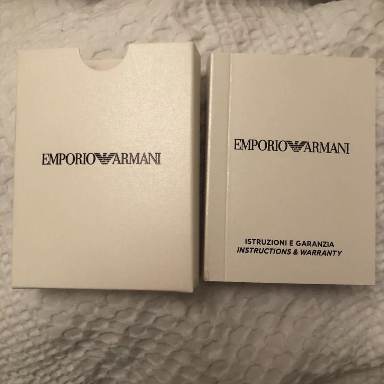 Emporio Armani AR5989 Mens Black Watch Has had... - Depop