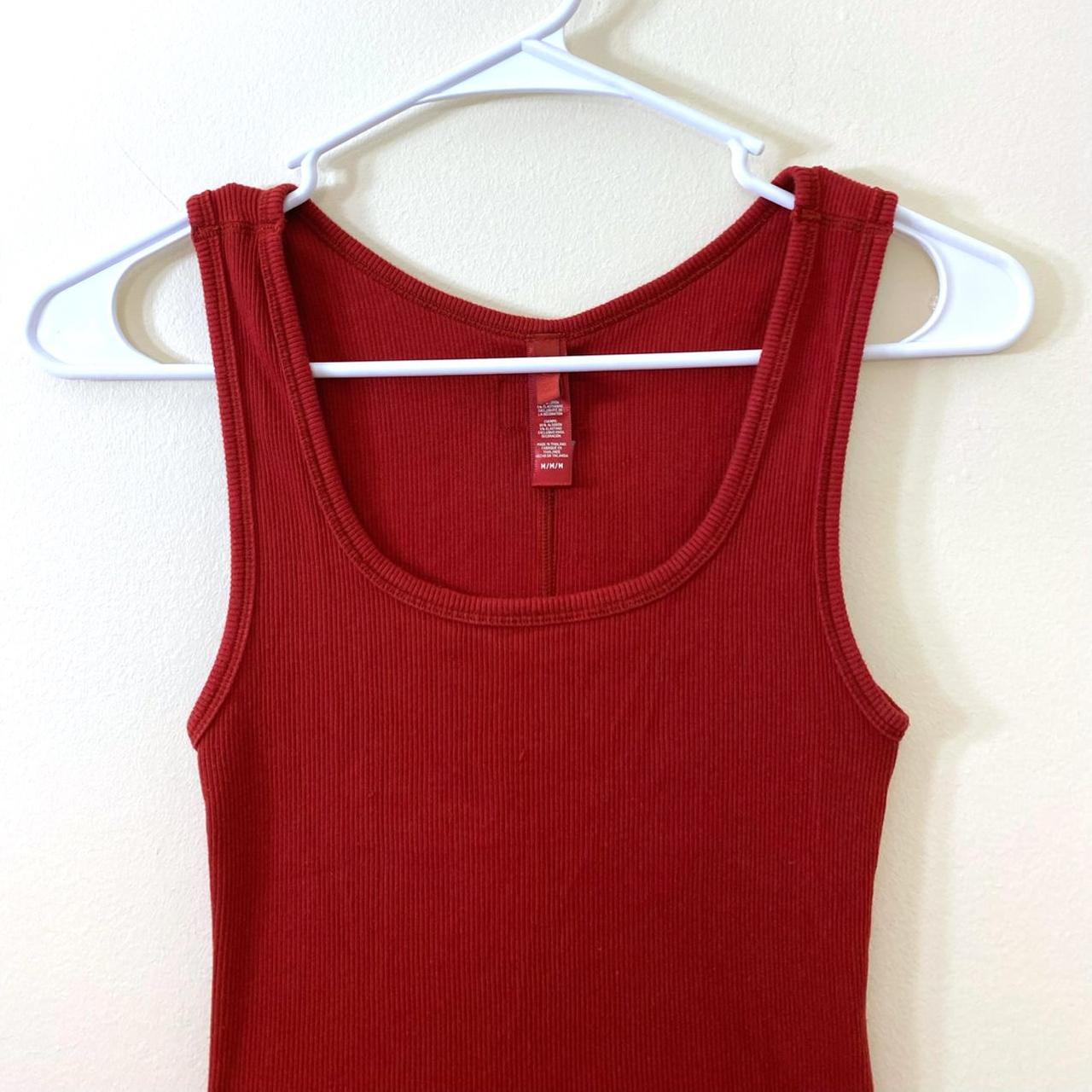 skims set in brick red ╰ skims tank in brick size... | Depop