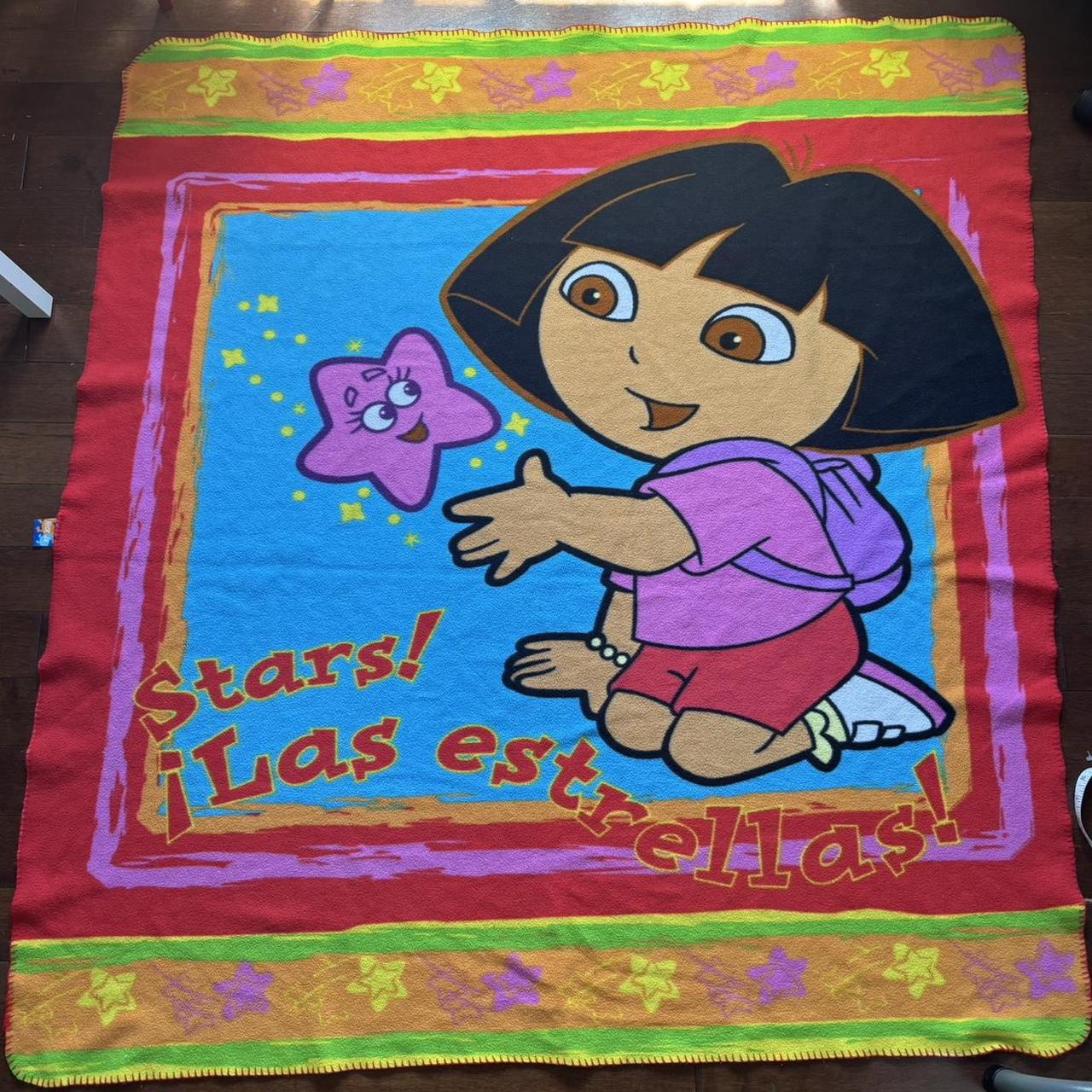VINTAGE 2004 DORA BLANKET beautifully coloured... - Depop