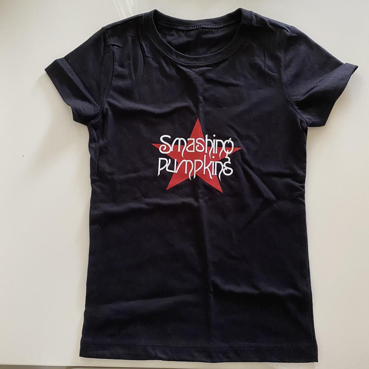 smashing pumpkins baby tee repop - had post... - Depop