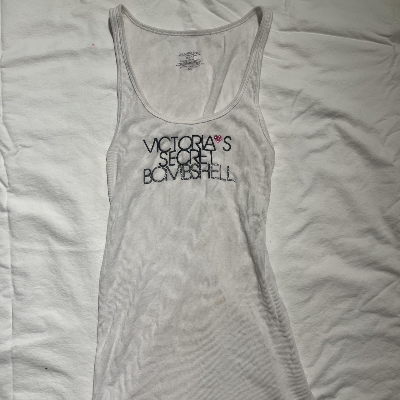 Victorias Secret Bombshell tank top small stain in... | Depop