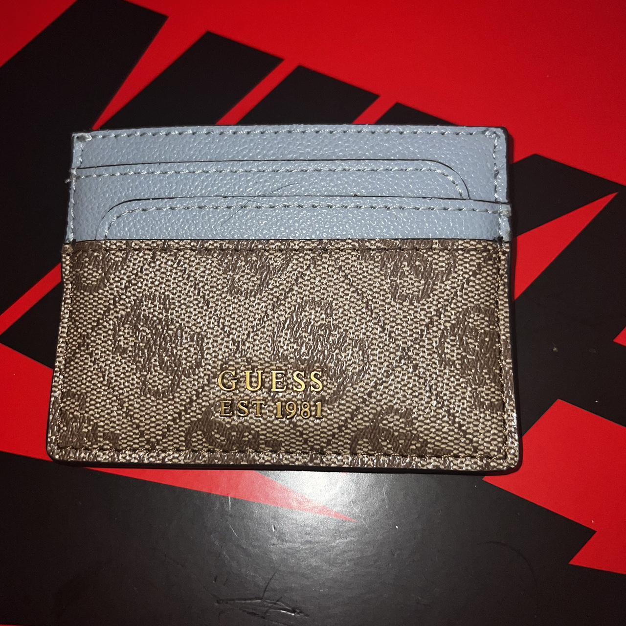 Guess card holder wallet very lightly used and very... - Depop