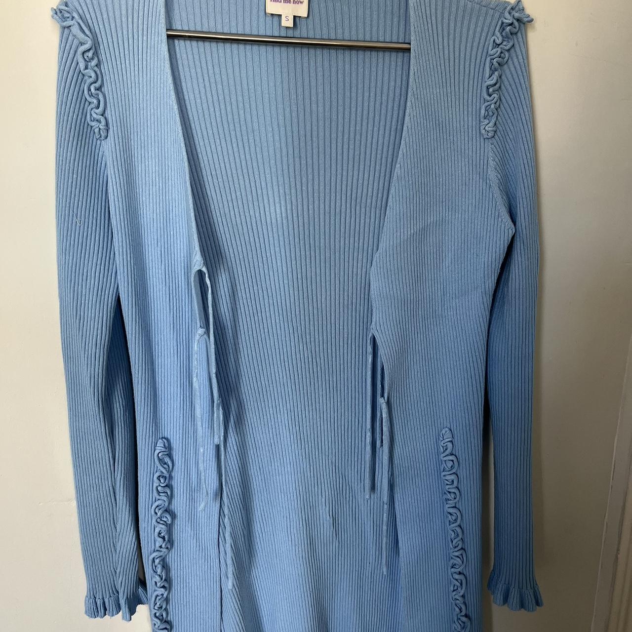 Find Me Now baby blue cardigan - Depop