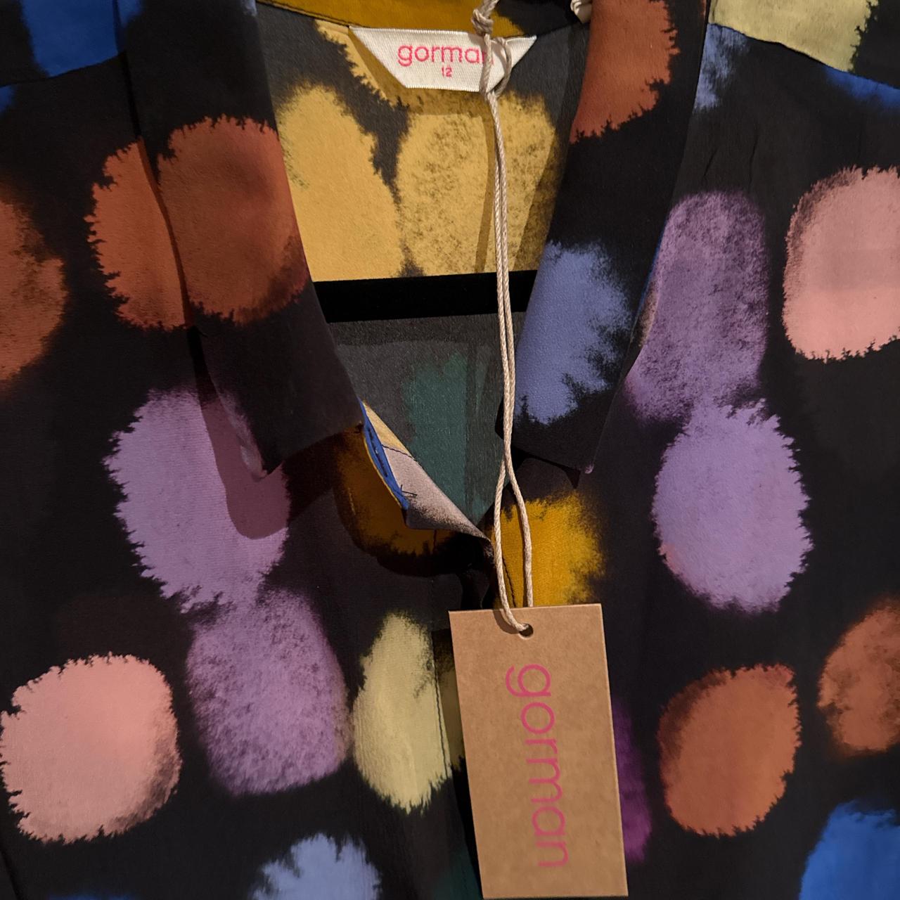 Gorman multi-coloured short sleeve shirt and... - Depop