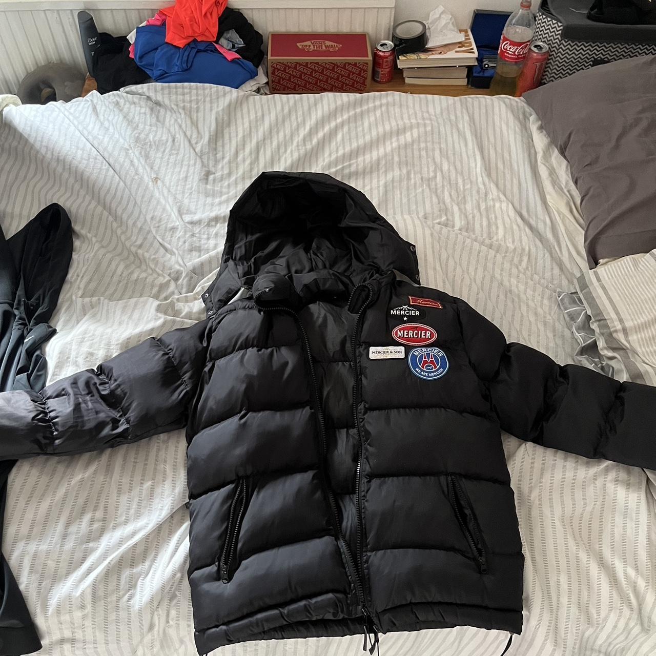 Mercier puffer coat like brand new wore twice - Depop