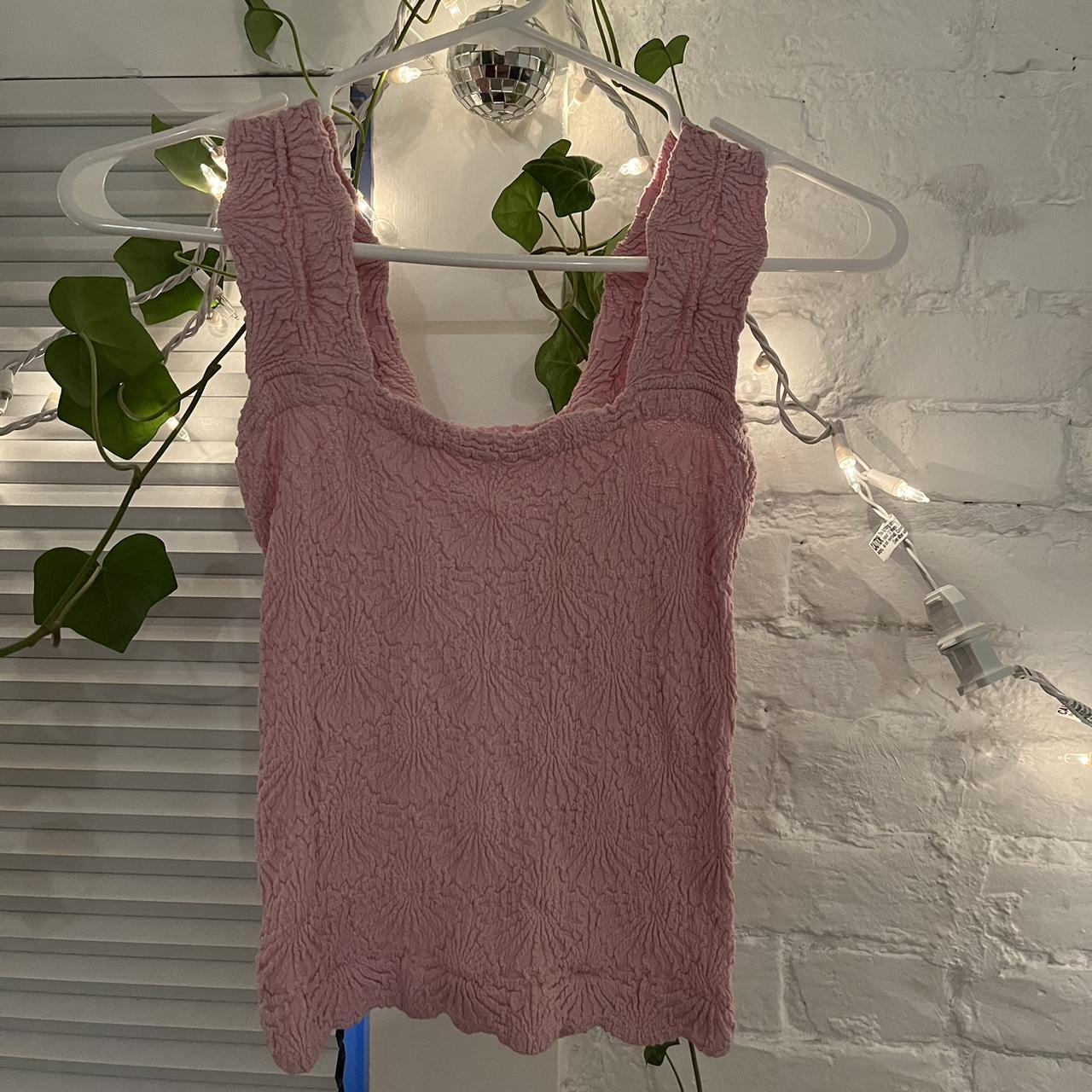 Free people love letter cami in pink! so so cute... - Depop