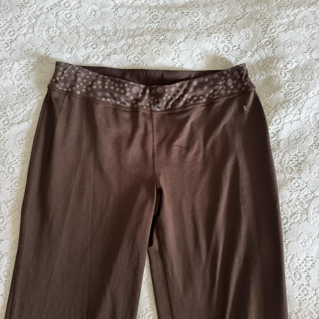 Danskin Brown Yoga Pants Size L, fits like an XL - Depop