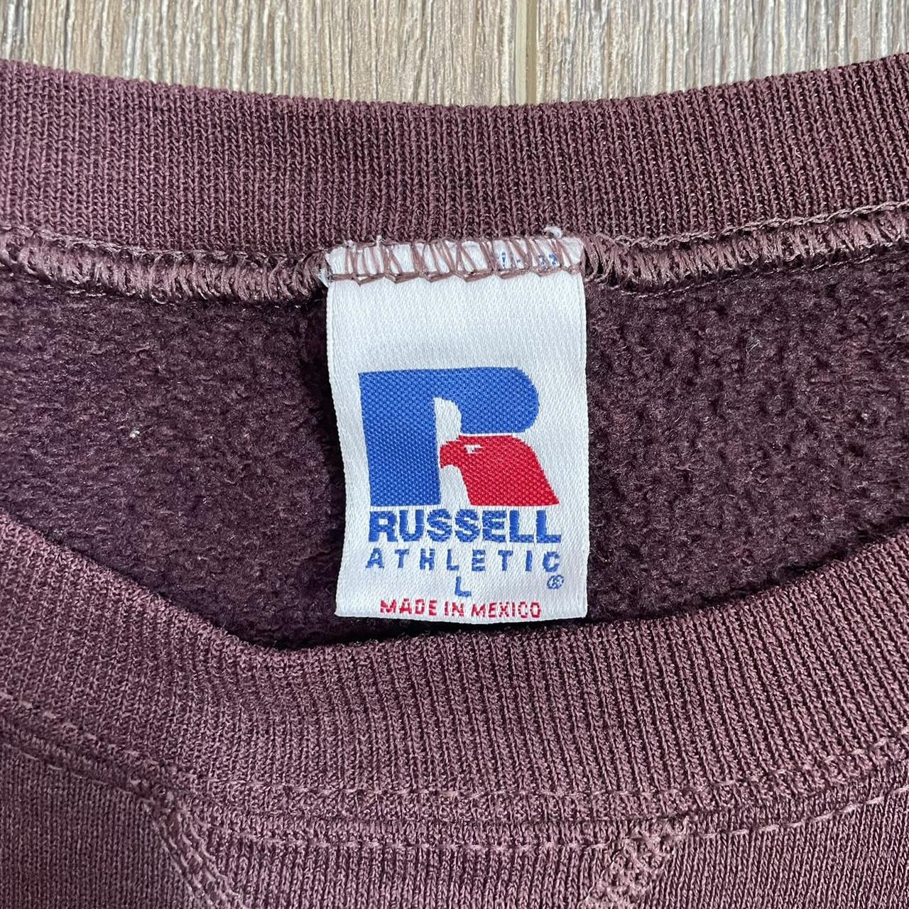 Early 00s paint splatter Russell Blank Men’s L Good... - Depop