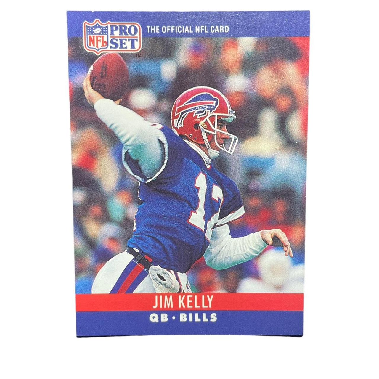 1990 jim kelly buffalo bills nfl pro set football... - Depop
