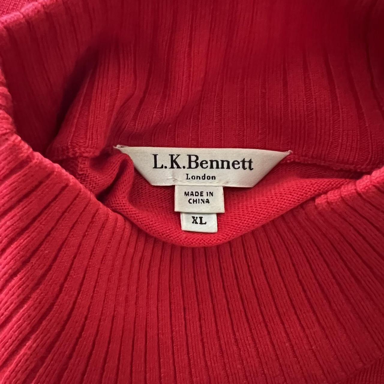 LK Bennett TK Brett High Neck Sweater Long... - Depop