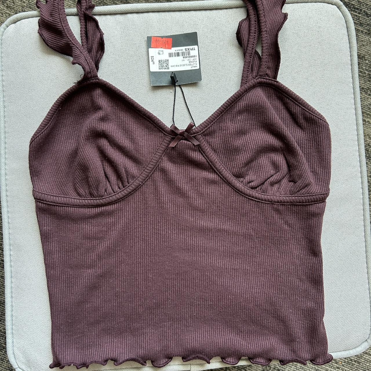 new with tags brown garage tank top!! perfect going... - Depop
