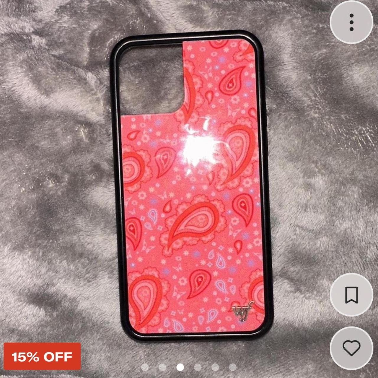 iPhone 12 Pink Paisley Wildflower Case Fits... - Depop