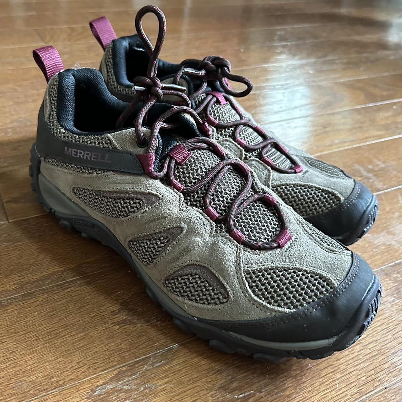 MERREL women hiking shoes Worn once!! Great... - Depop