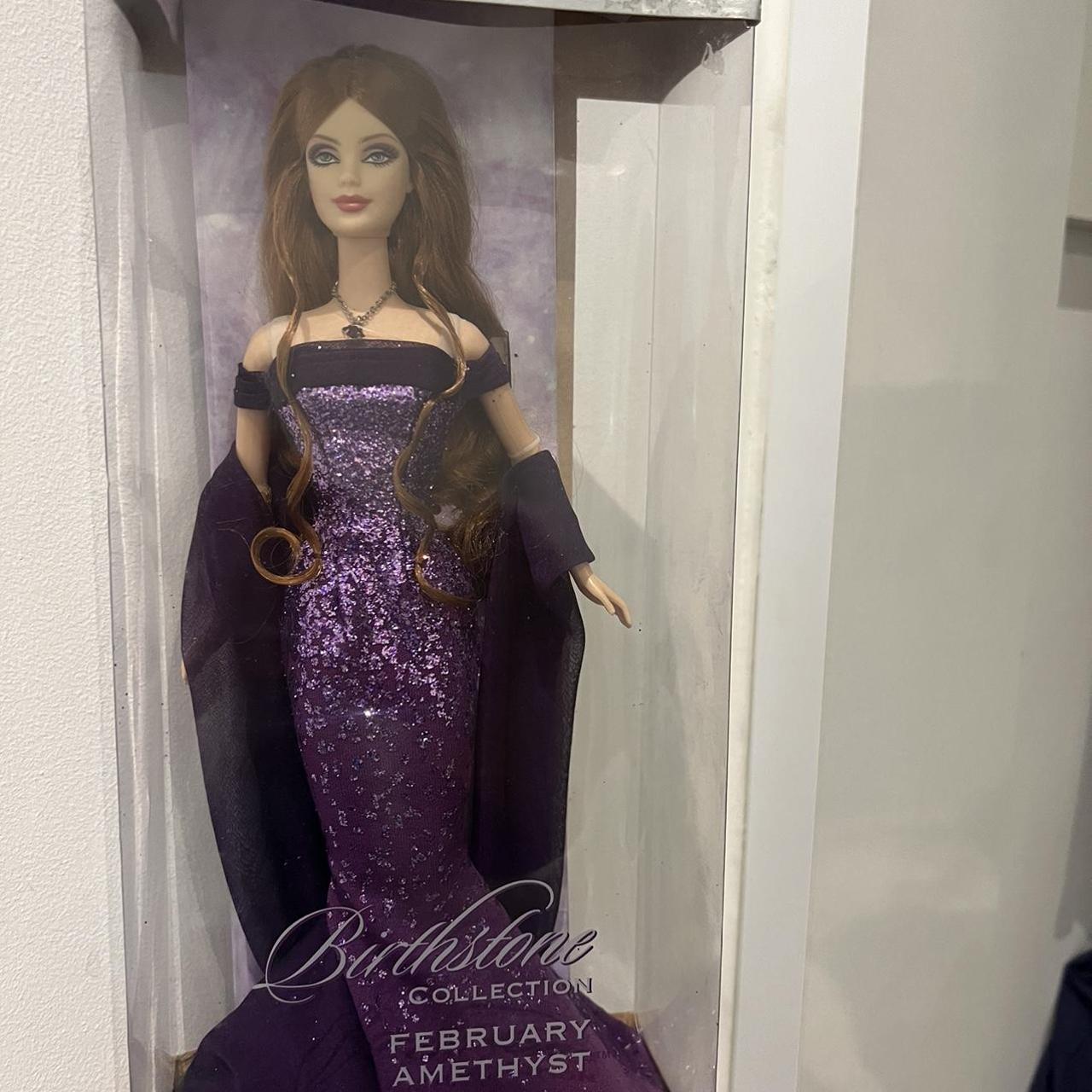 RARE Barbie Birthstone Collection February Amethyst... - Depop