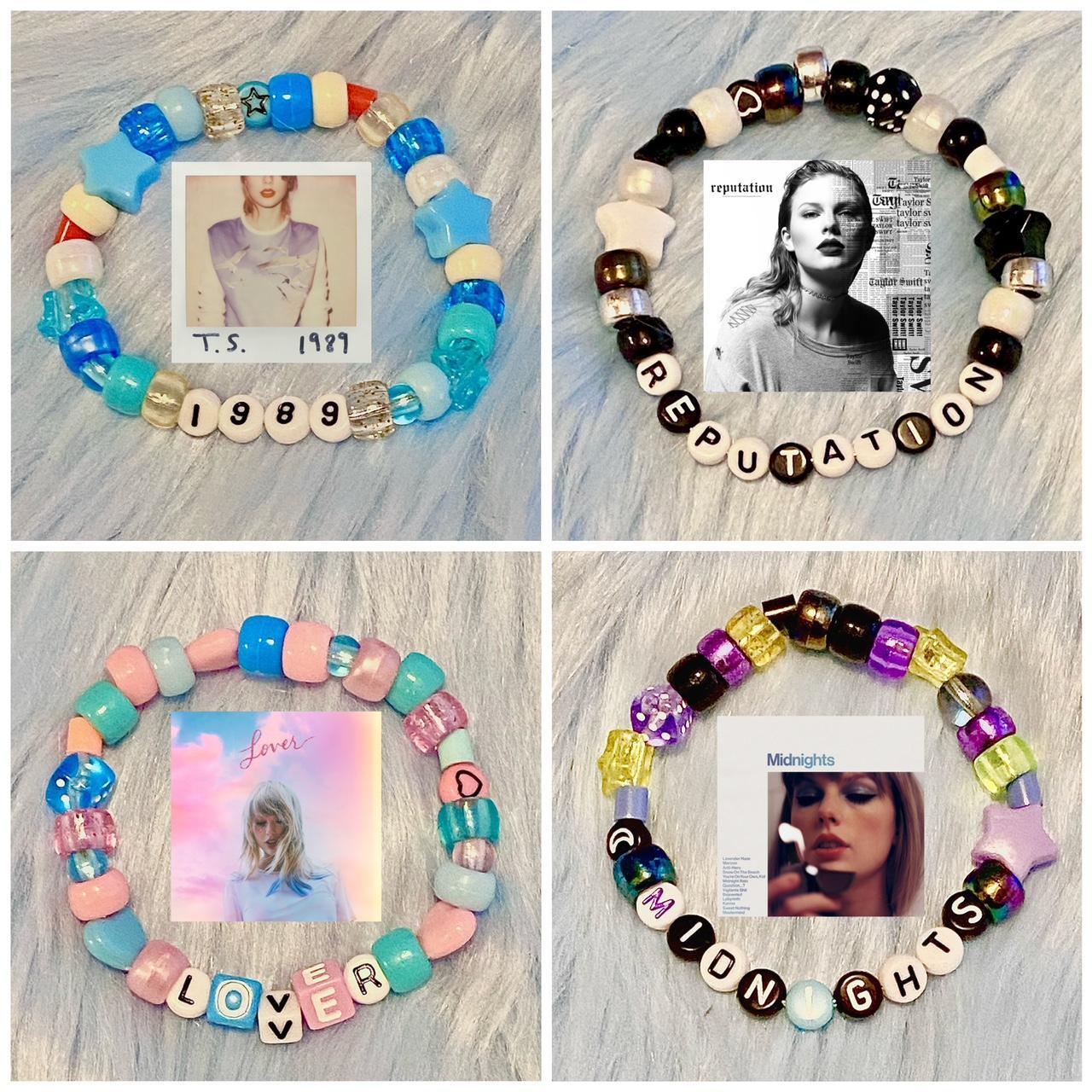 taylor swift eras/album kandi/friendship bracelet... - Depop