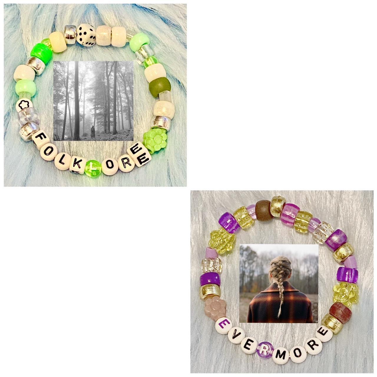 taylor swift eras/album kandi/friendship bracelet... - Depop