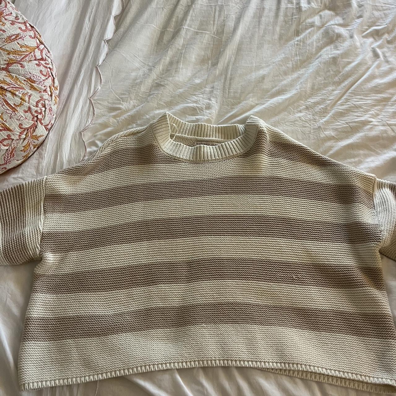 Sincerely Jules striped sweater - Depop