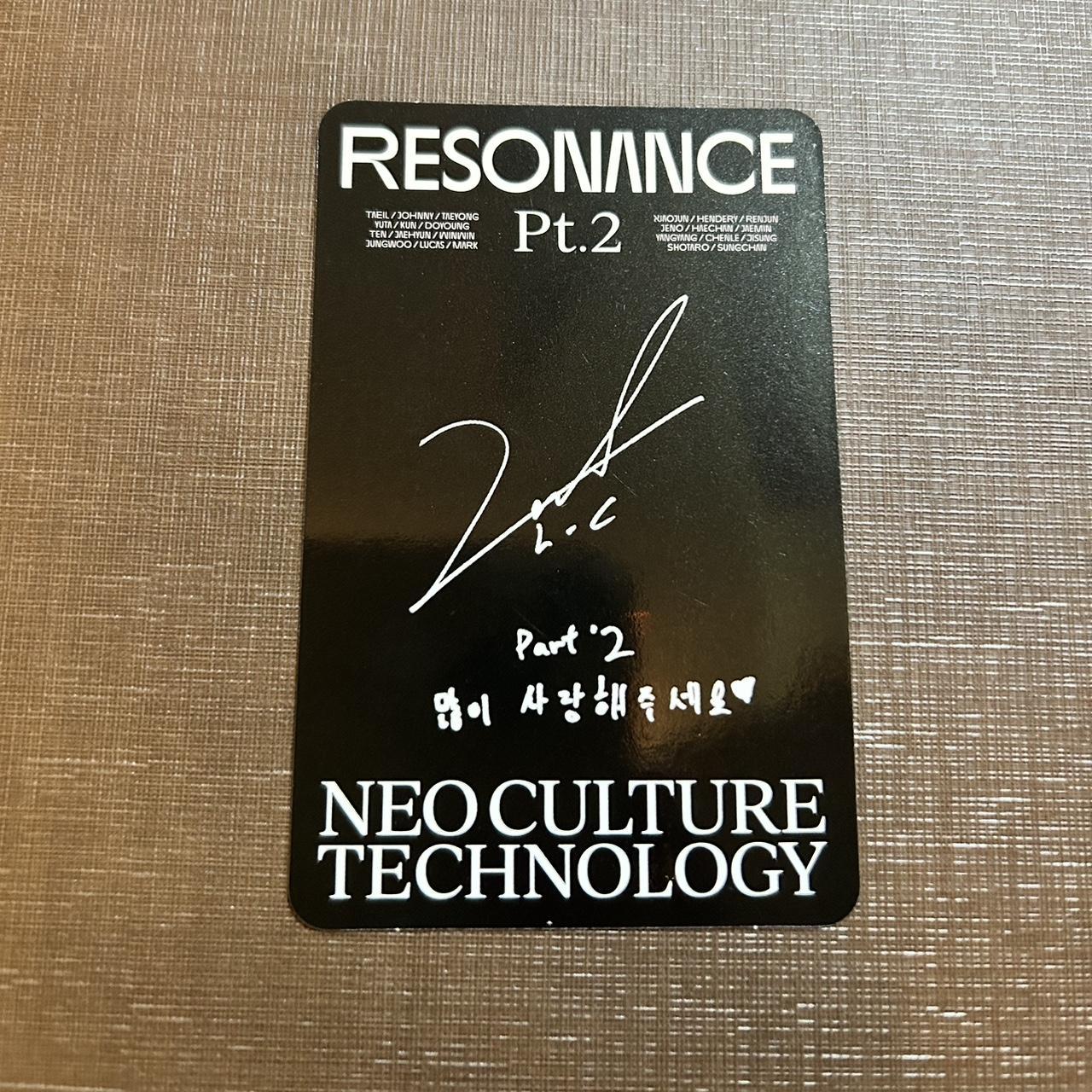 NCT Resonance Pt. 2 Lucas Official Photo Card -WTS... - Depop