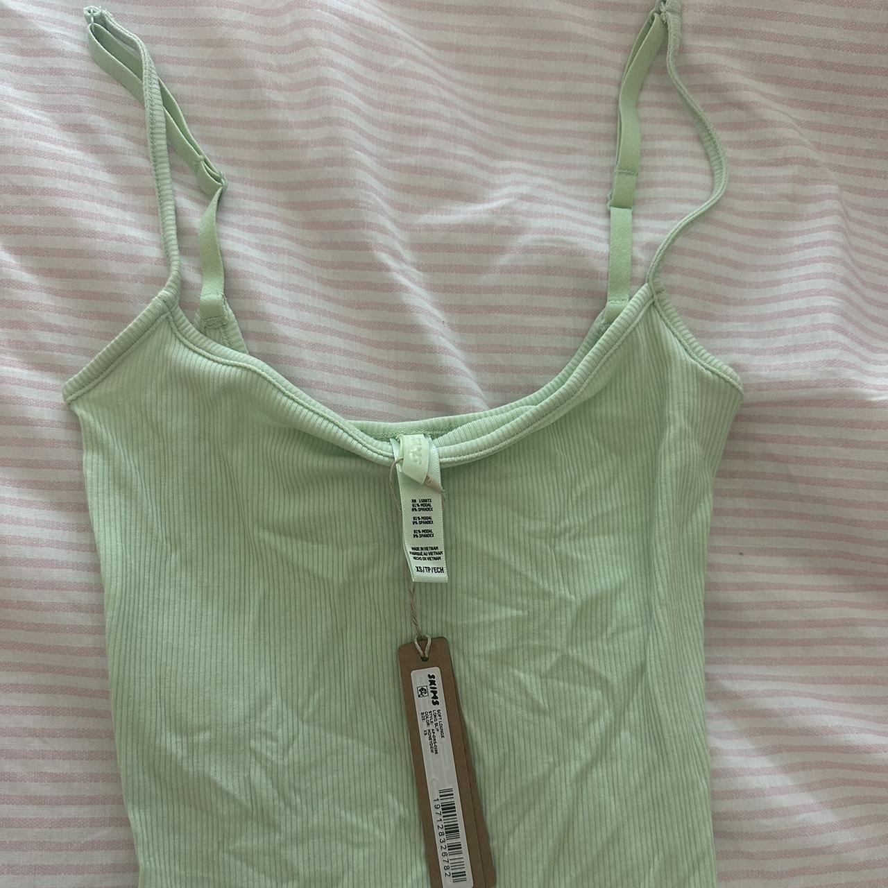 skims honeydew maxi dress xs sold out! brand new... - Depop