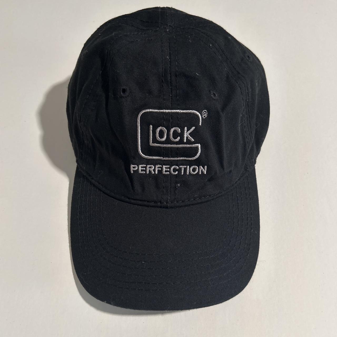 Glock Perfection Black Dad Baseball Hat Used, no... - Depop