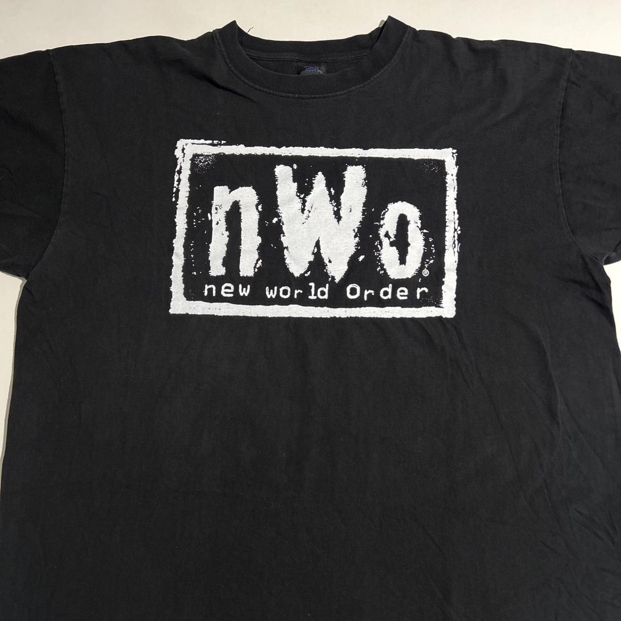 Vintage NWO Wrestling Logo Graphic T-Shirt Tagged a... - Depop