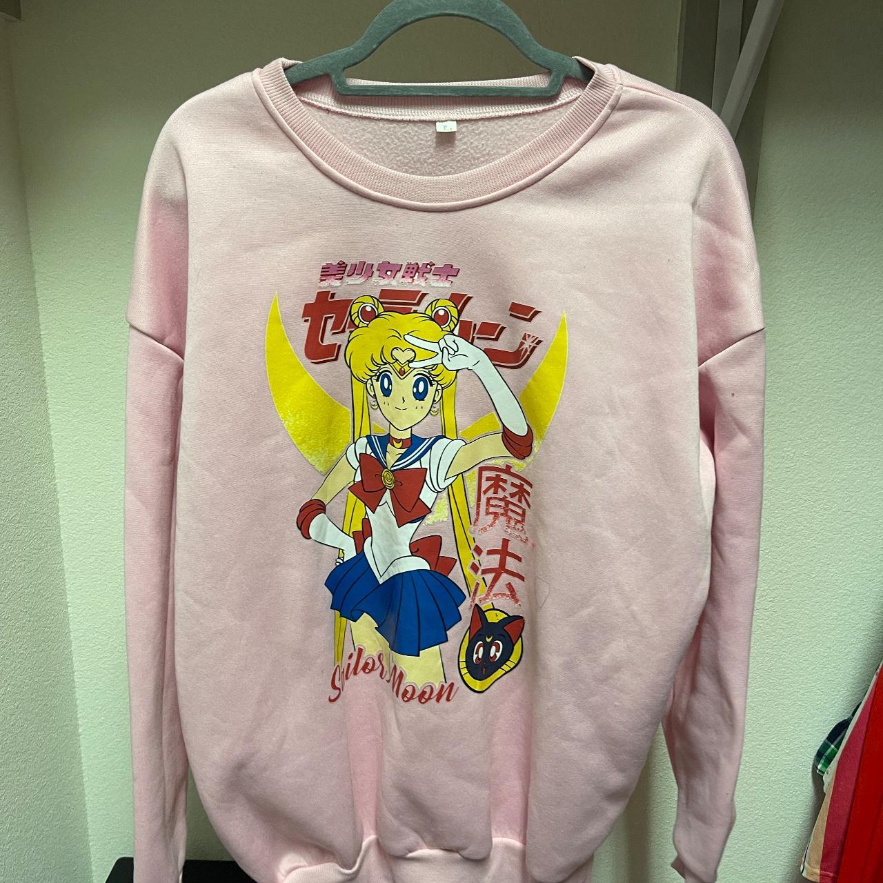 Pink Sailor Moon Sweater | Depop