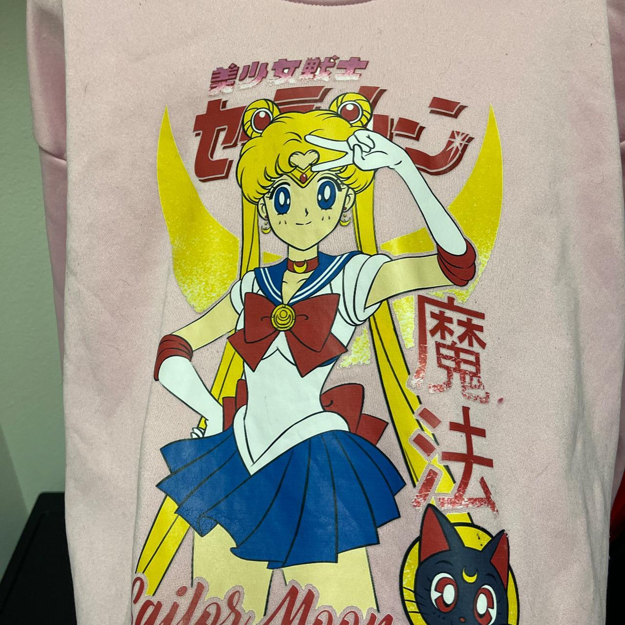 Pink Sailor Moon Sweater | Depop