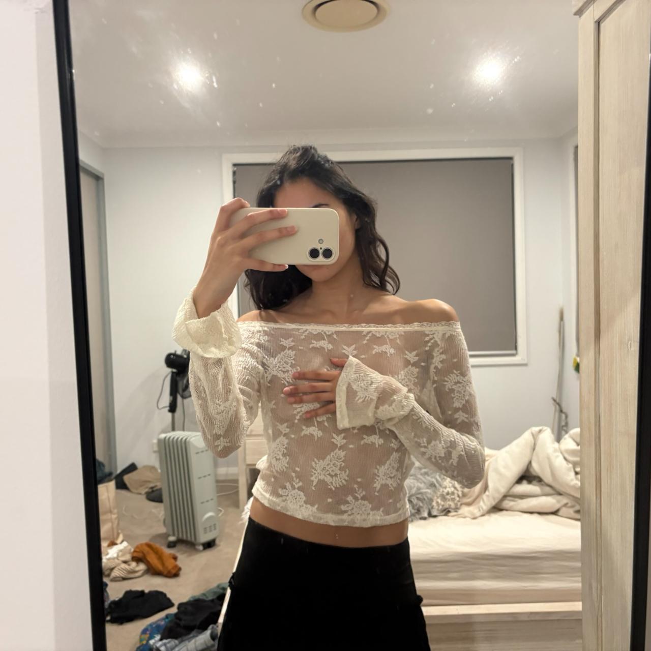 Cider - lacey cotage-core fairy vibe. Lace... | Depop