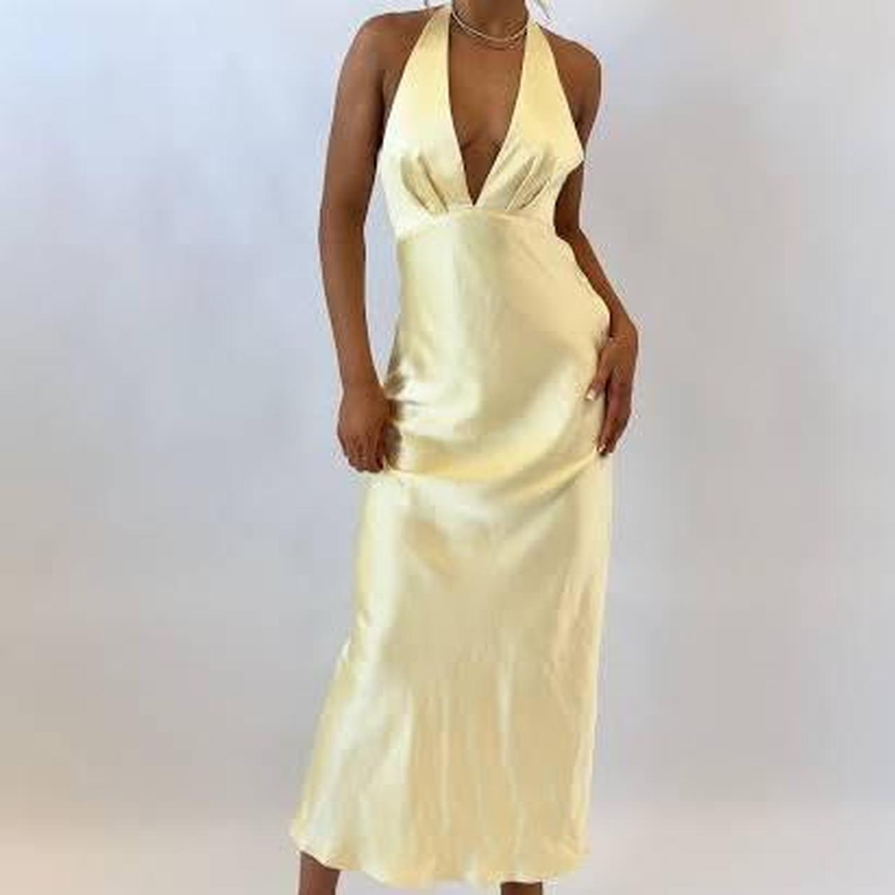 Showpo Yellow Prima Maxi Dress For Rent This... - Depop