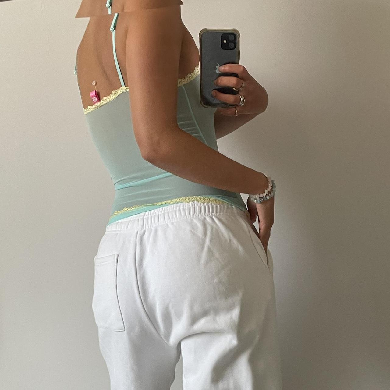 cami top (10) vintage 2000s lace cami top beaut... - Depop