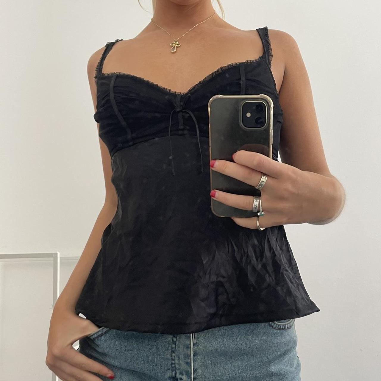 vintage slinky cami top d4 super cute vintage cami... - Depop