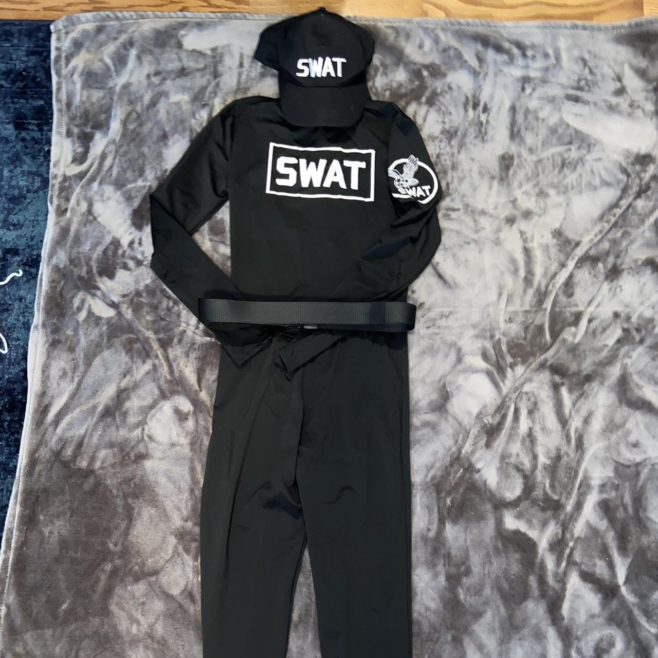 Swat Halloween Costume! Stretchy material, doesn’t... - Depop