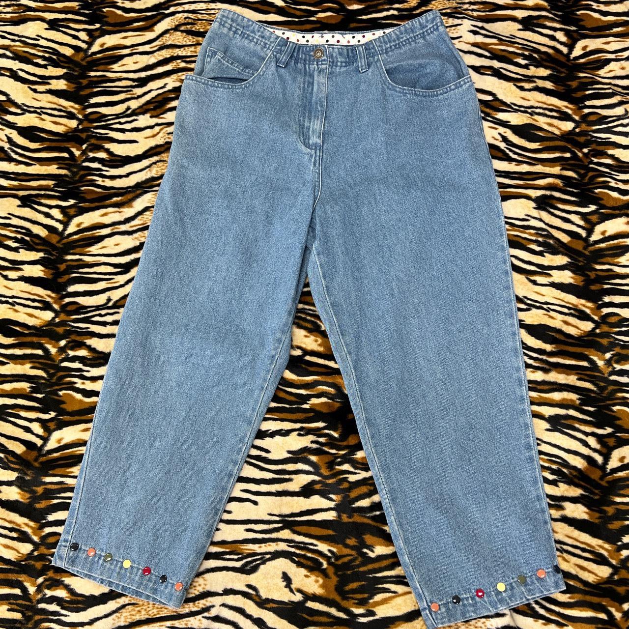 Christopher & Banks Polka Dot Detailed Jeans These... - Depop