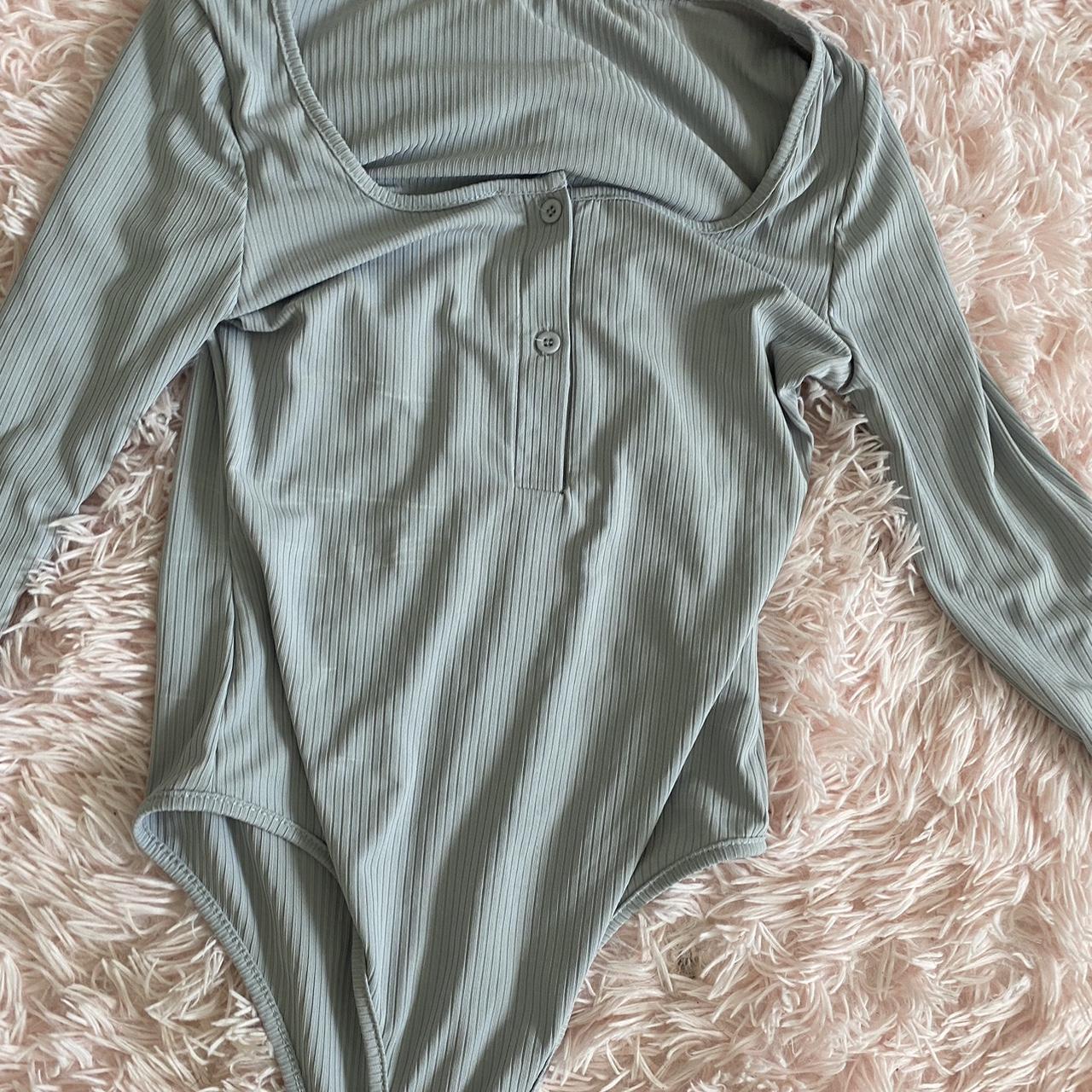 Grey bodysuit from Shein !!! Only worn once ! - Depop