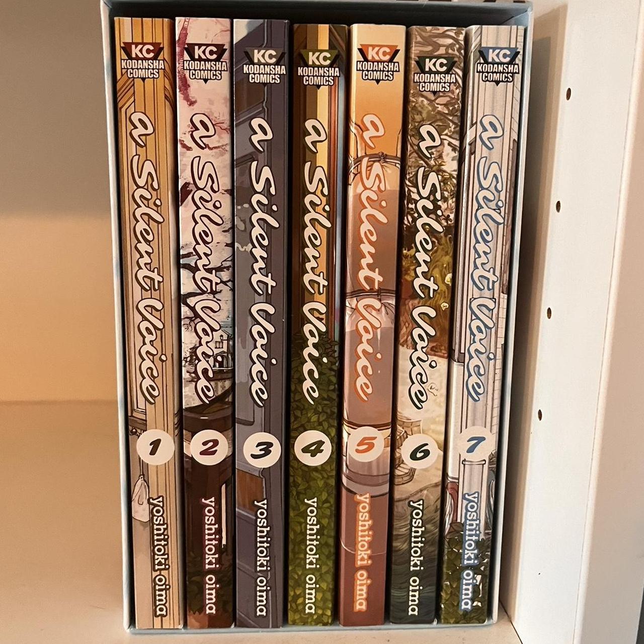 A Silent Voice manga boxset. Volumes 1-7. Very good... - Depop