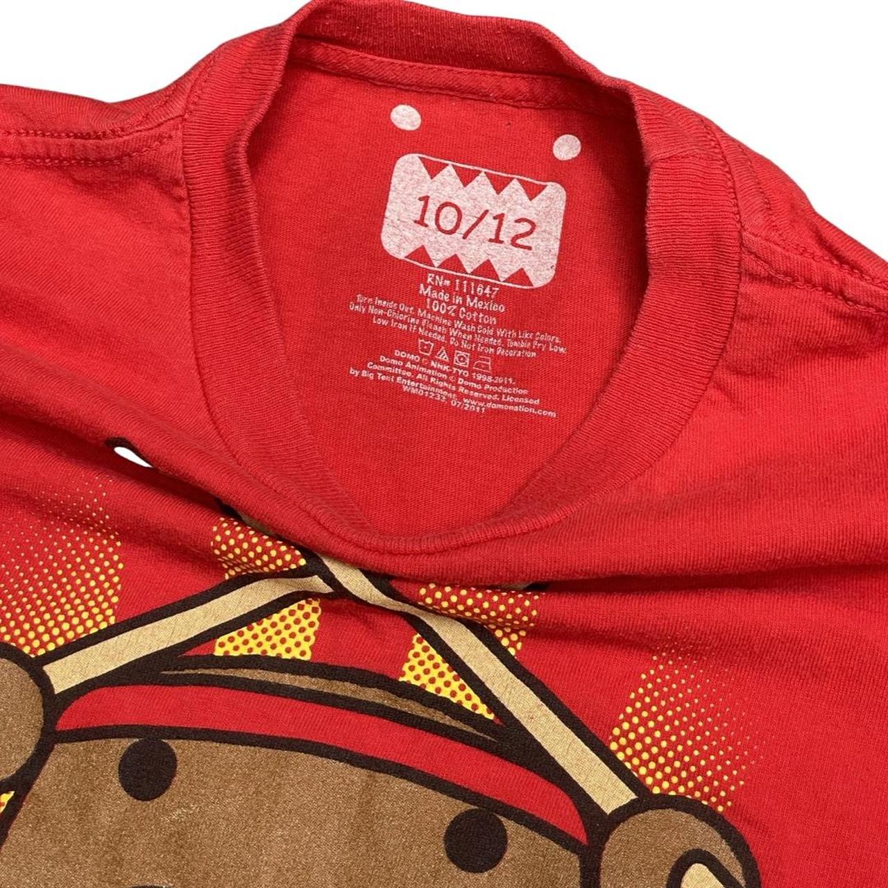 ☠︎ domo drummer tee ☠︎ cute scene kid rave 2010s... - Depop