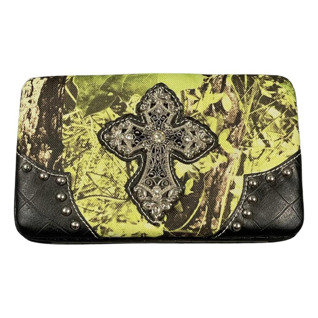 real tree cross wallet ☠︎ alt alternative emo goth... - Depop