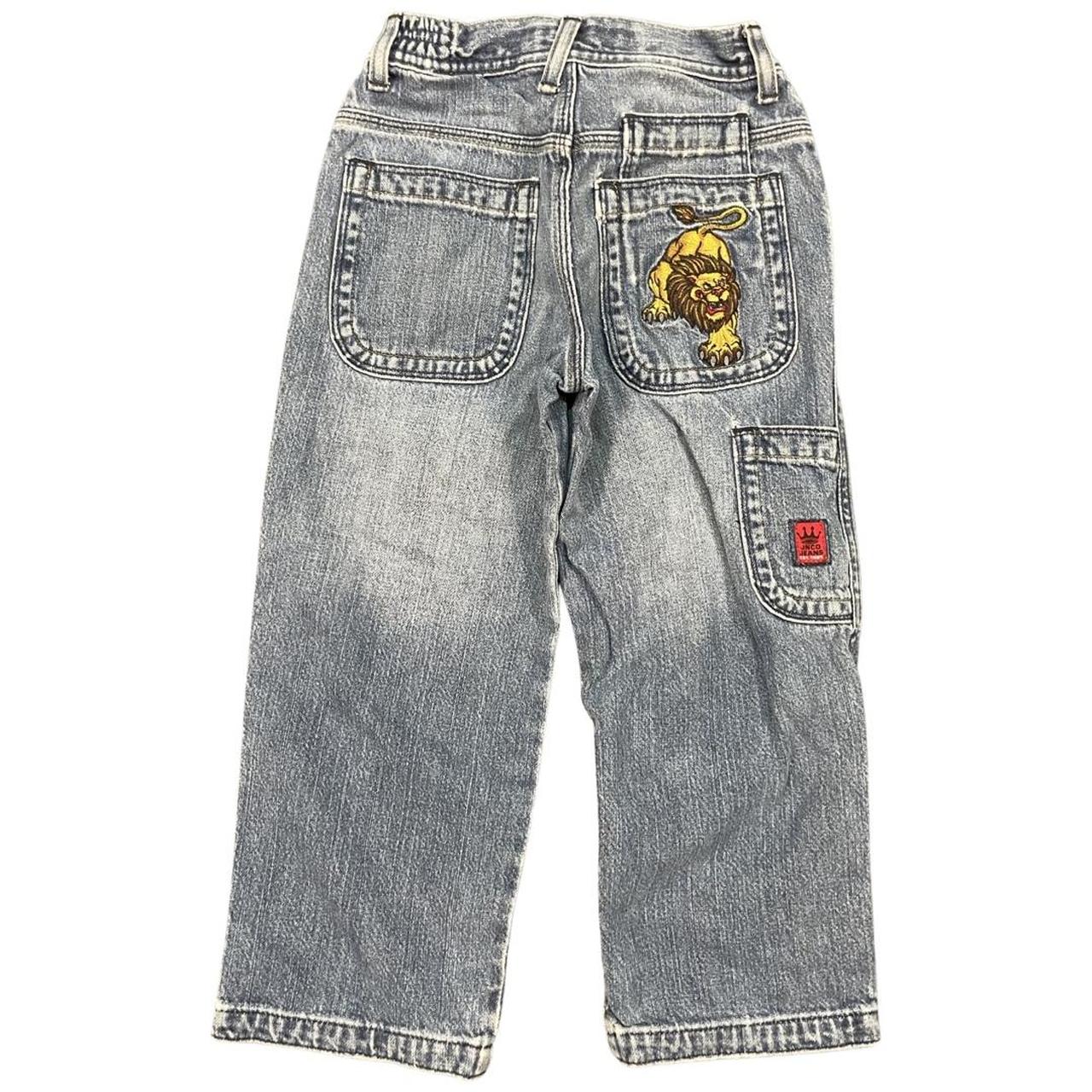 ☠︎ jnco jeans lion jeans ☠︎ ☠︎ alt alternative emo... - Depop