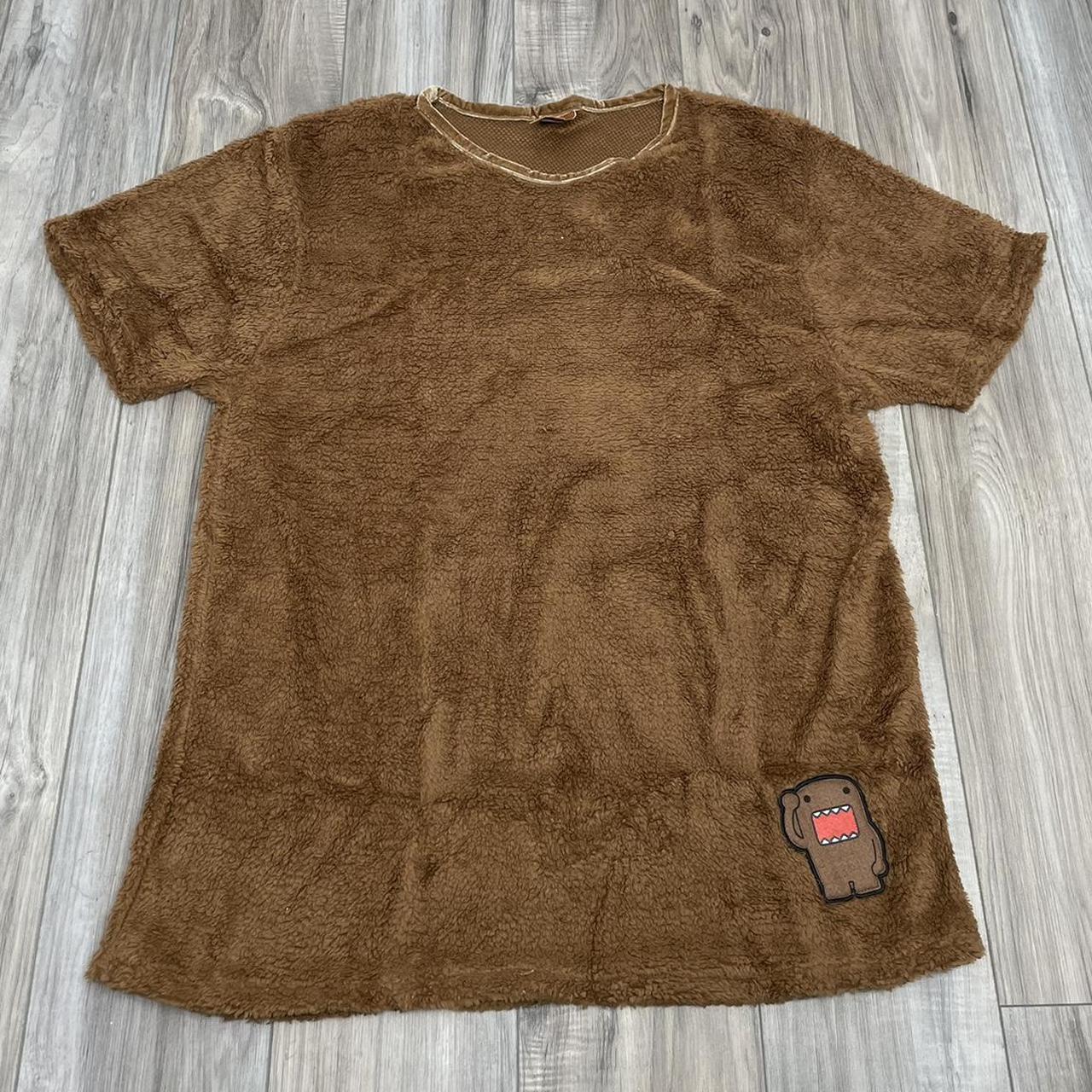 ☠︎ domo halloween costume ☠︎ ☠︎ brown fuzzy hat cap... - Depop