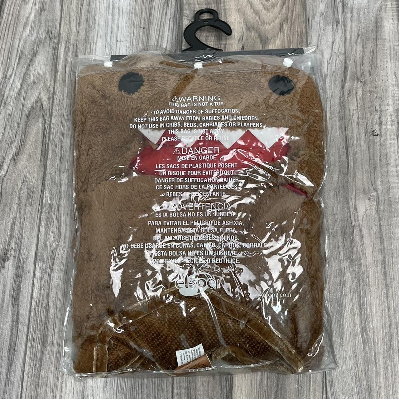 ☠︎ domo halloween costume ☠︎ ☠︎ brown fuzzy hat cap... - Depop