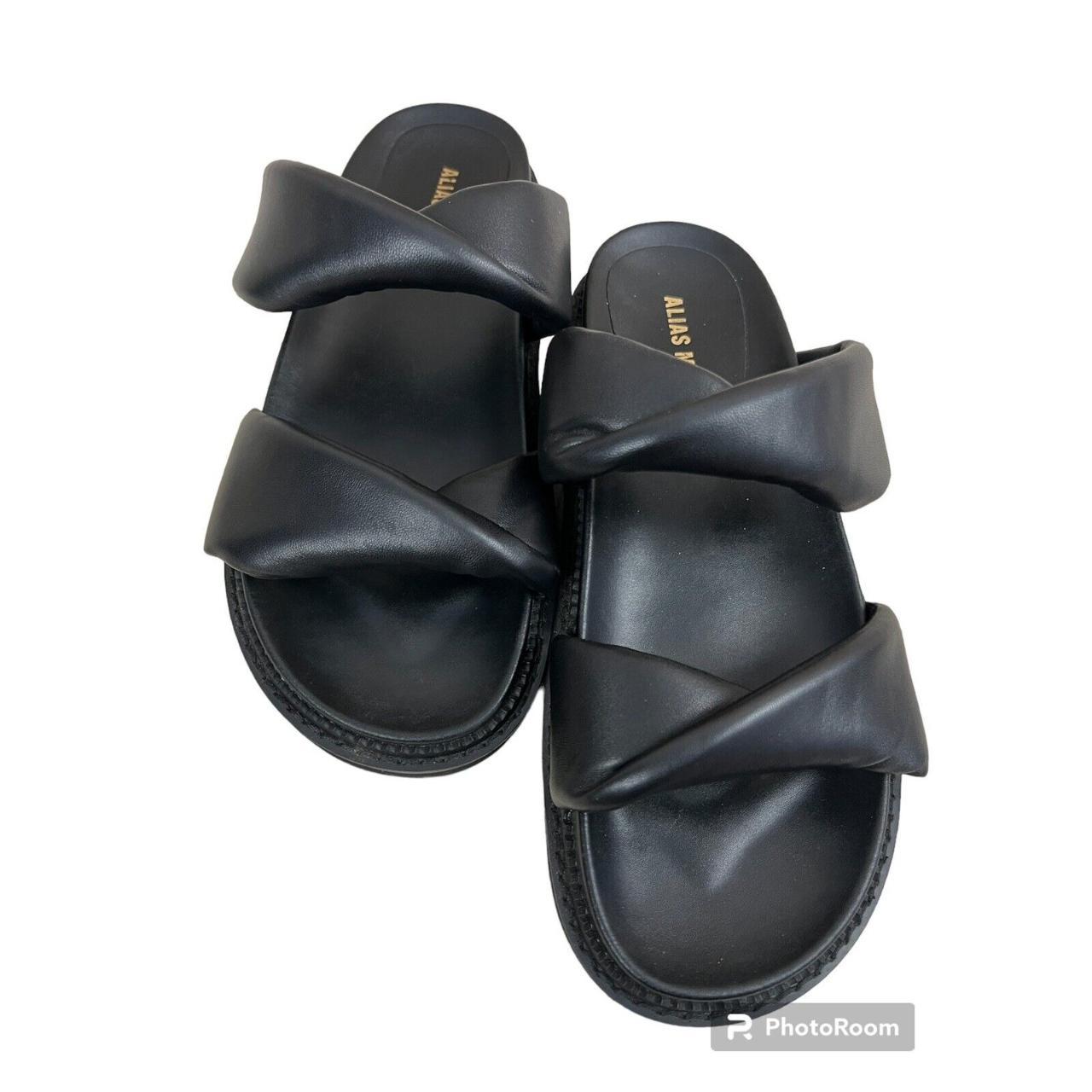 Alias Mae Leather Paris Slides Sandals Women Sz 39 /... - Depop