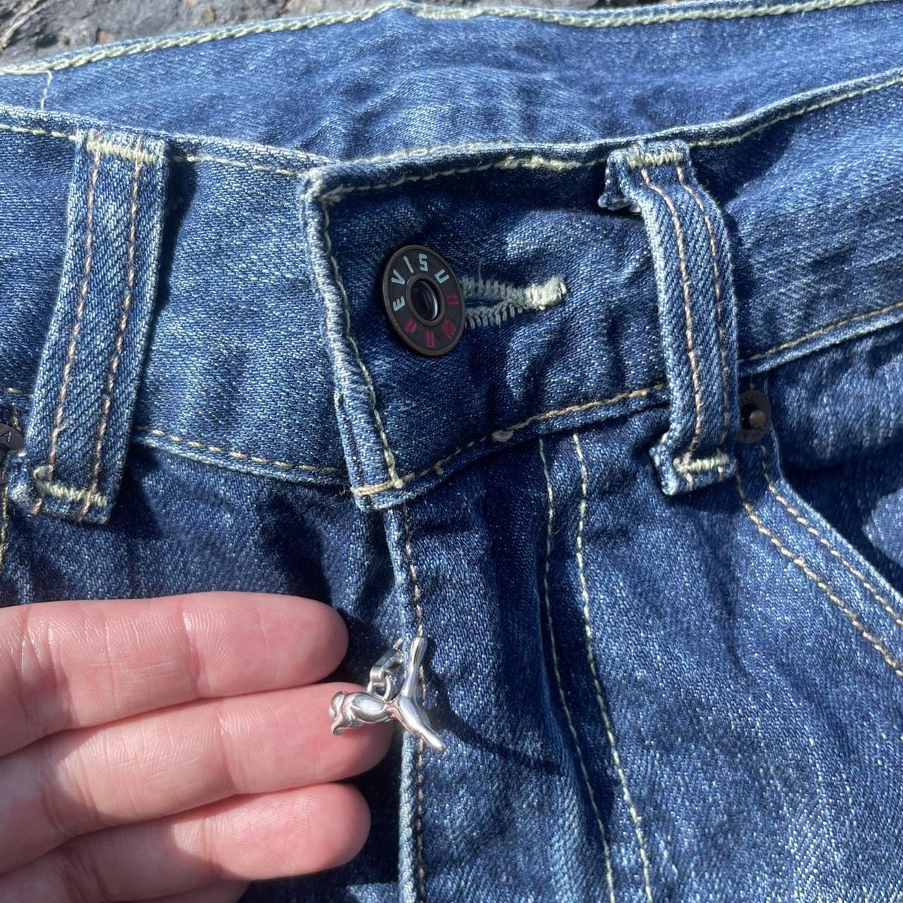 EVISU X PUMA vintage gull straight leg jeans... | Depop