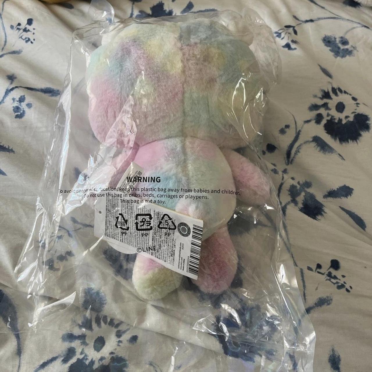 rj bt21 cotton candy plush - in new condition in... - Depop