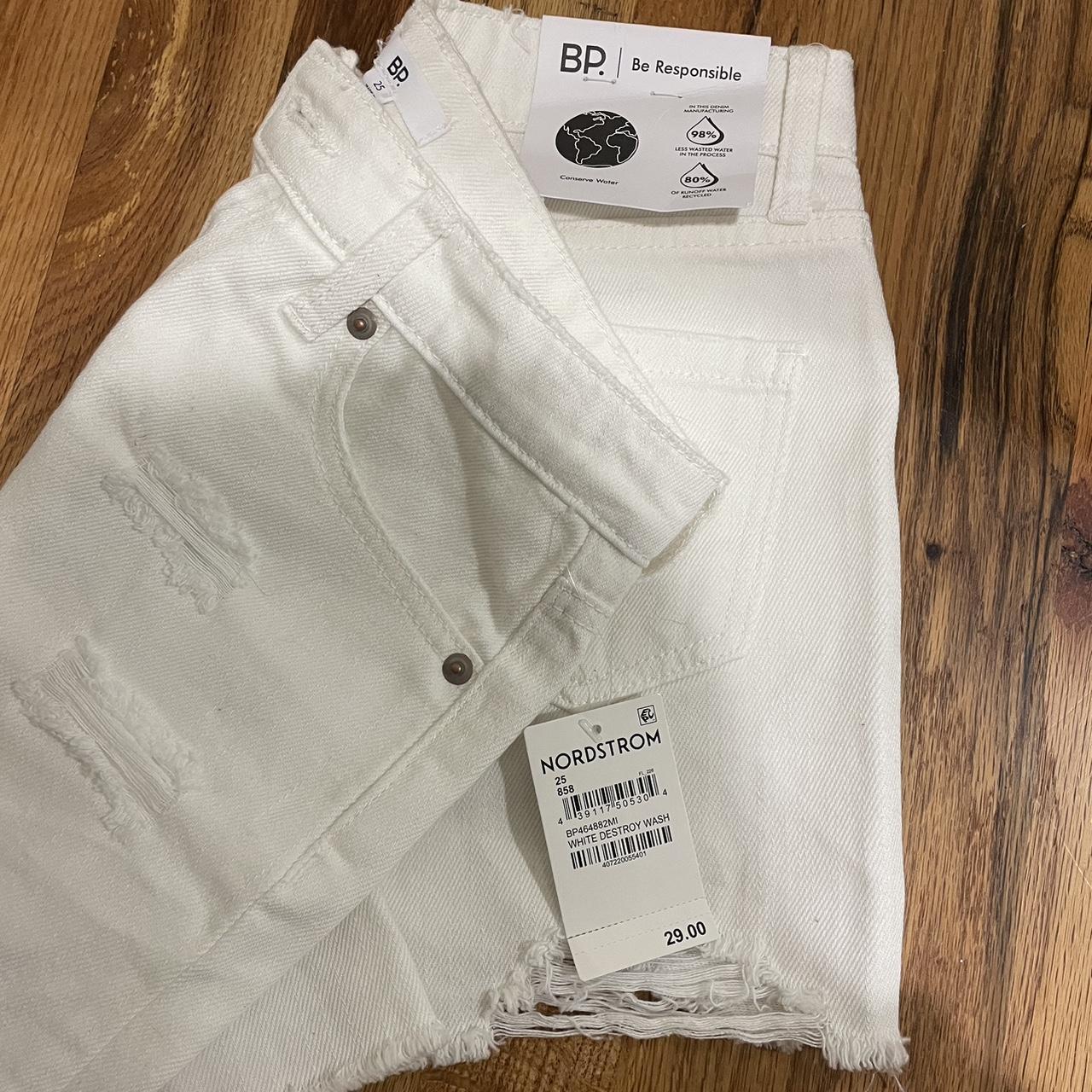 BP Women's White Shorts | Depop