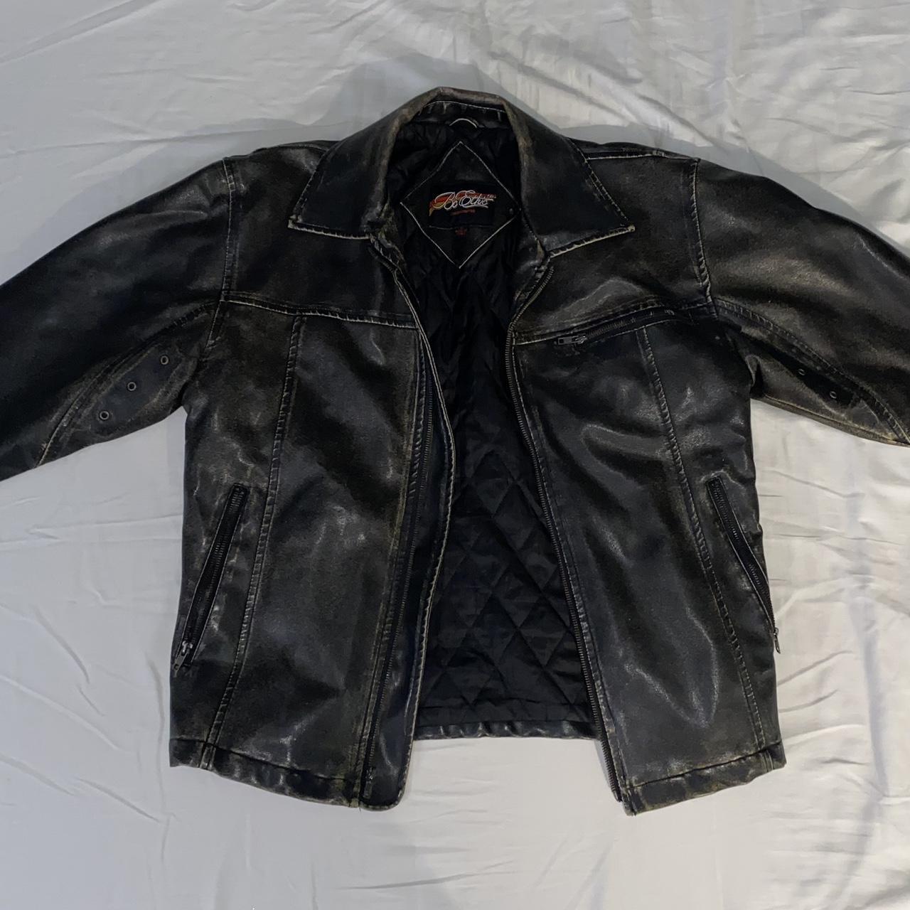 Be Ethic faux leather jacket, pre-owned - Depop