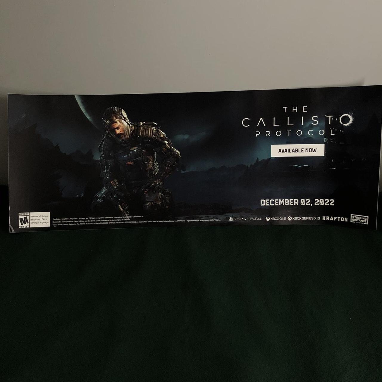 48’ The Callisto Protocol (Giant promotion poster)... - Depop