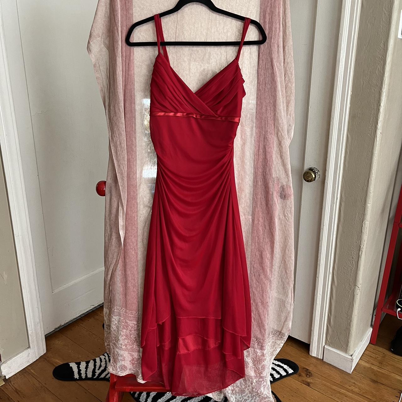 Ruby Rox red dress. Stunning cut, feels amazing on.... - Depop