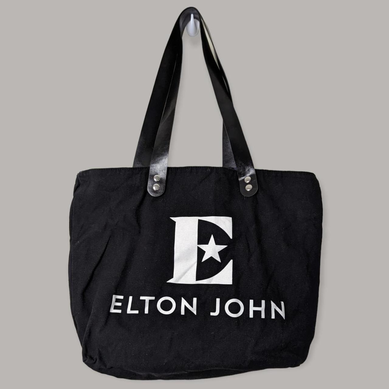Reversible tote bag from Elton John's Yellow Brick... - Depop