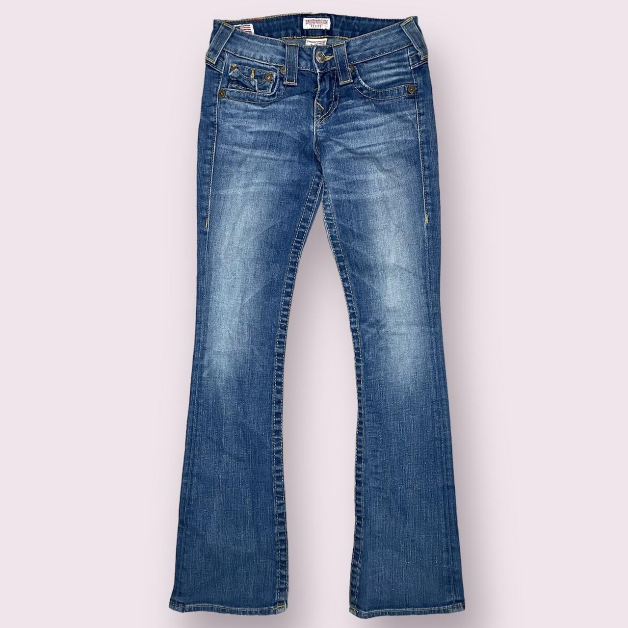 low rise bootcut flare truey becky jeans by true... - Depop