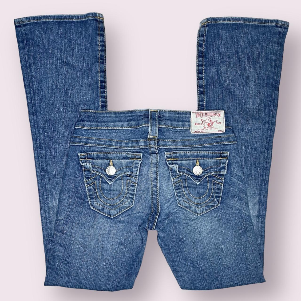 low rise bootcut flare truey becky jeans by true... - Depop